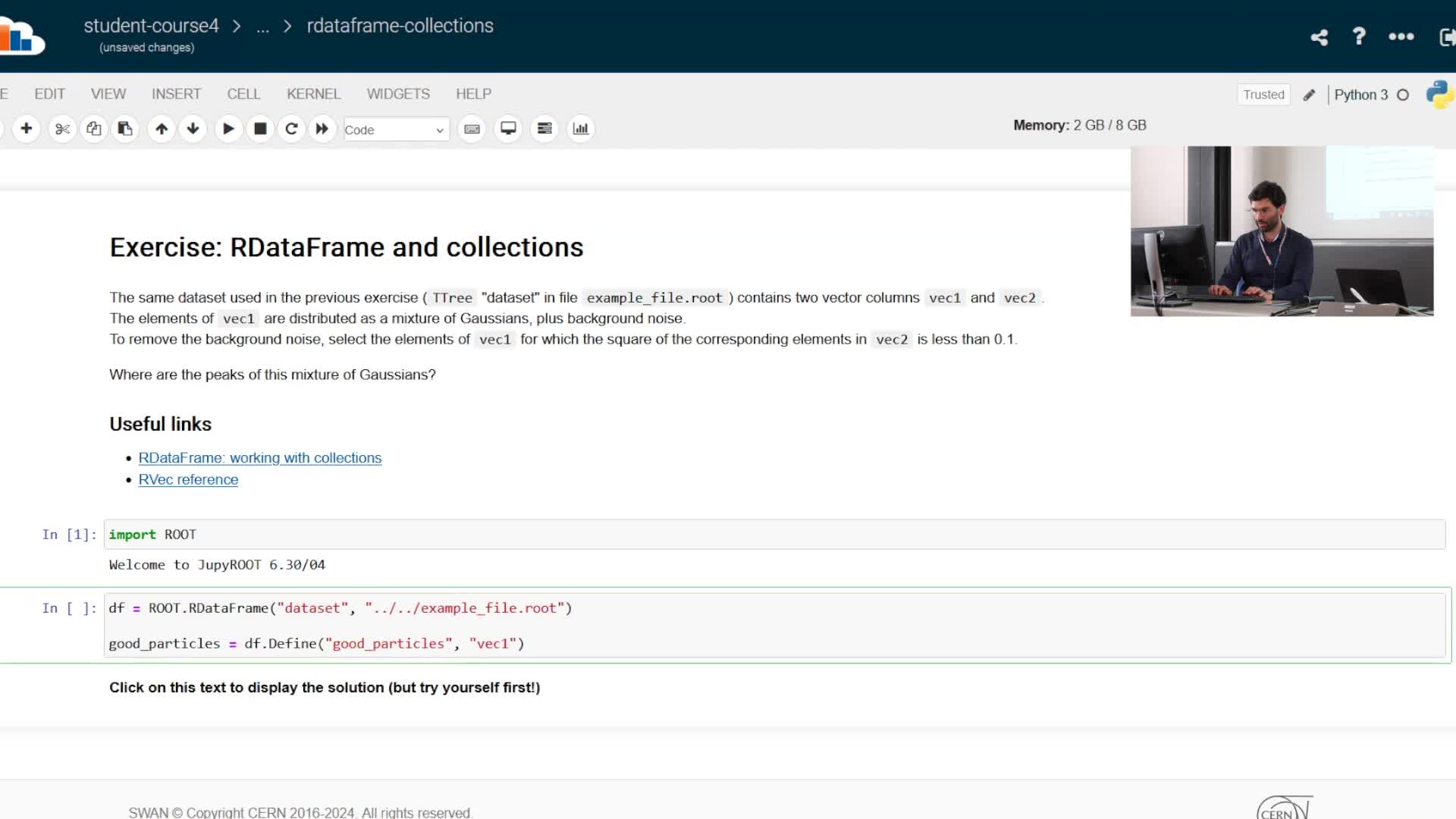 ROOT Summer Student Course 2024 · CDS Videos · CERN