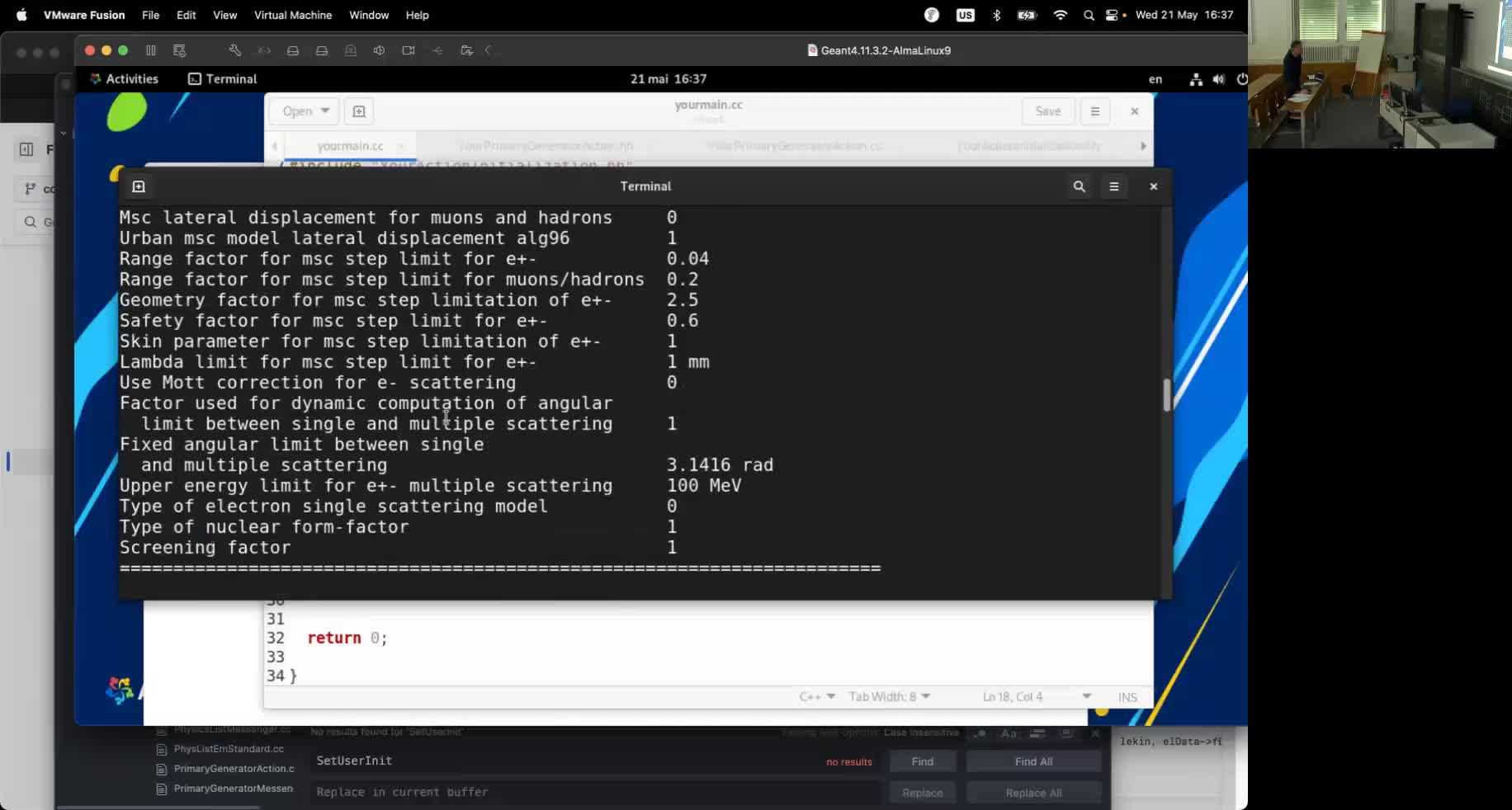 G4FS-25 Day-3 Session-2 "Implementing a primary Generator and first Geant4 runs" · CDS Videos · CERN