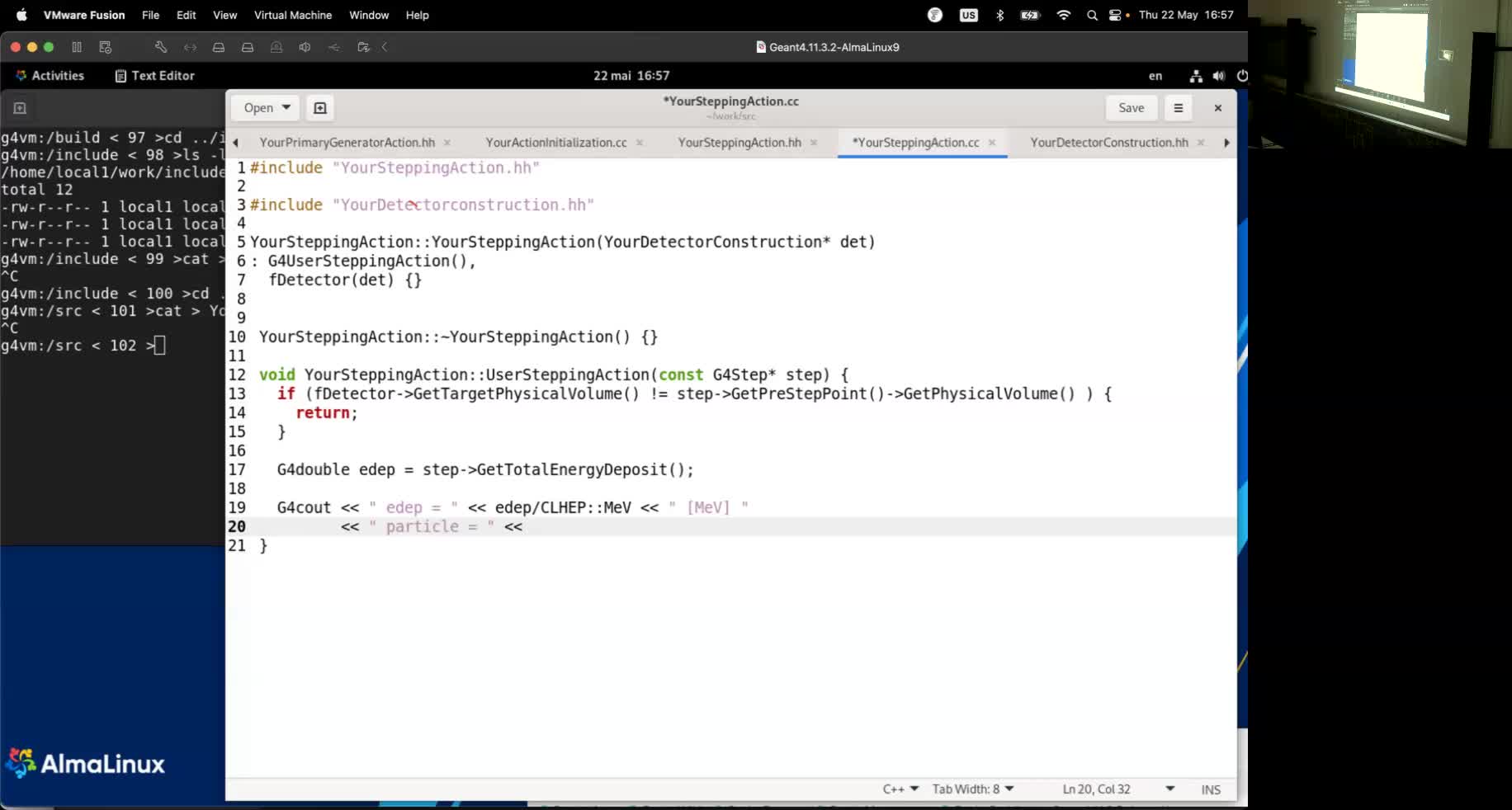 G4FS25 Day 4 Session 2 "Geant4 User Actions - a way to see and record information" · CDS Videos ...