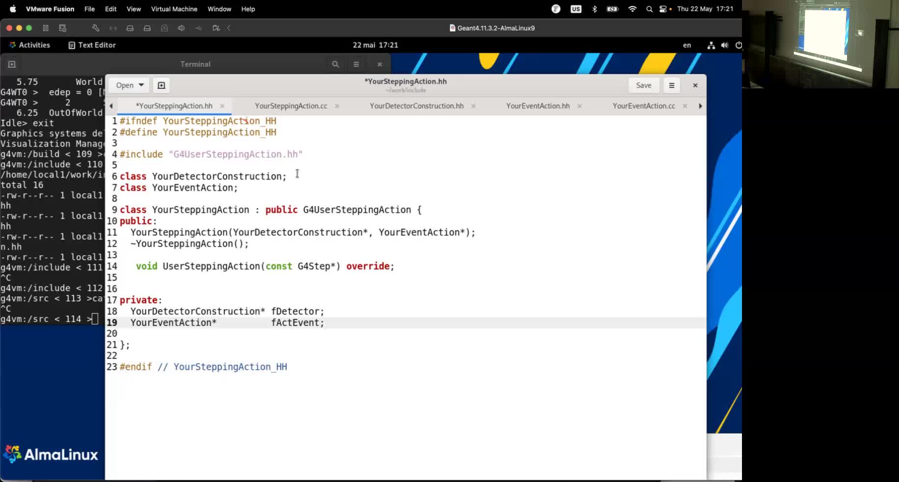 G4FS25 Day 4 Session 2 "Geant4 User Actions - a way to see and record information" · CDS Videos ...