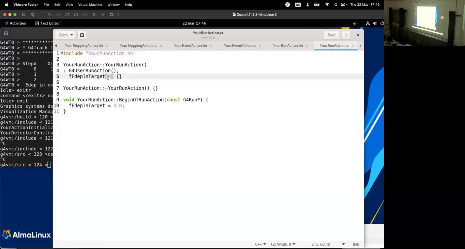 G4FS25 Day 4 Session 2 "Geant4 User Actions - a way to see and record information" · CDS Videos ...