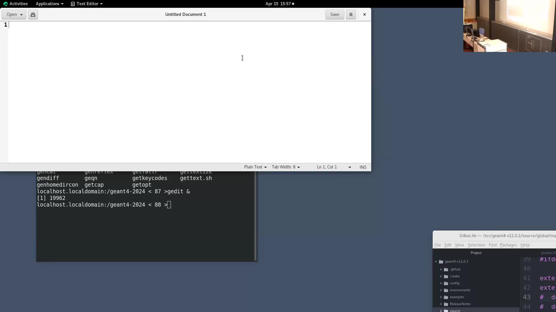 G4FS24 Day1 Session2 "Compiling a first Geant4 source file" and "Geant4 Materials" · CDS Videos ...