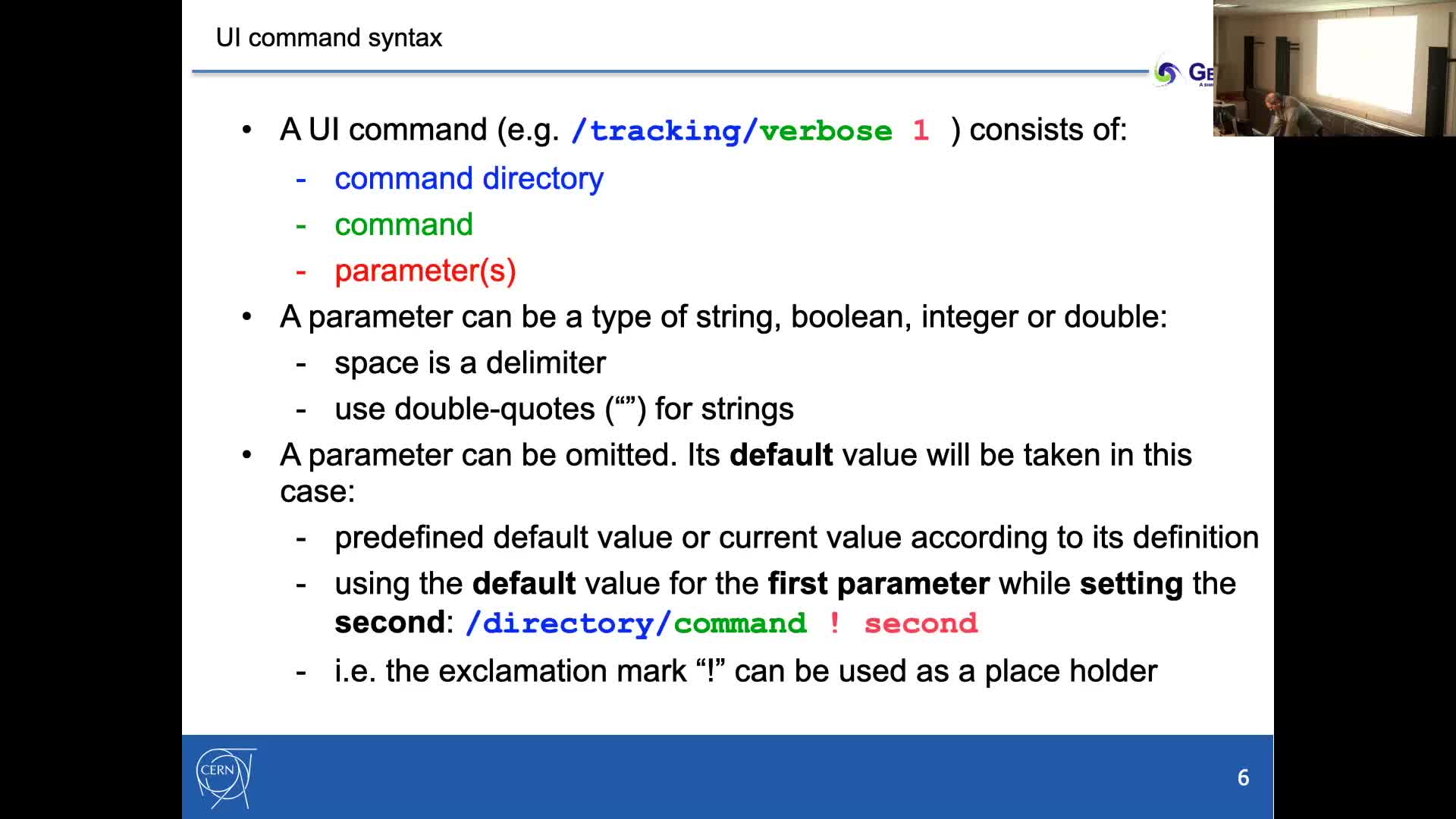 G4fs24 Day5 Session1 Creating Custom Ui Commands From First Steps With Geant4 2024 Course 0253