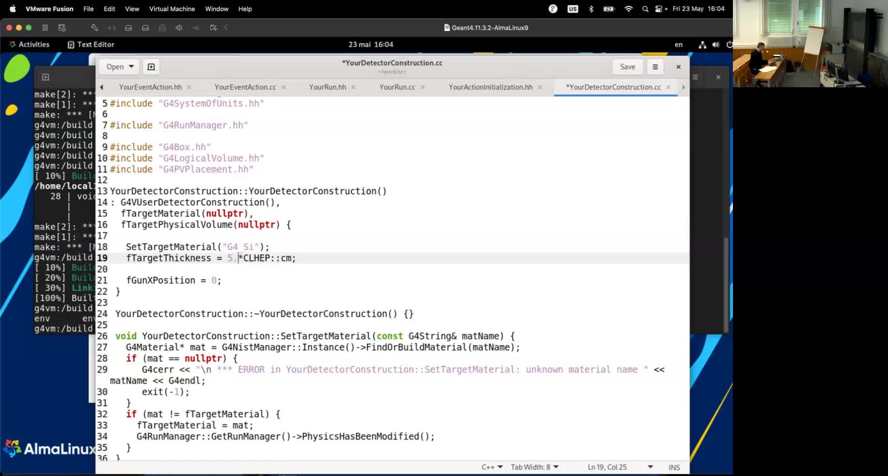 G4FS25 Day-5 Session 2 "Creating custom User Interface commands" · CDS Videos · CERN