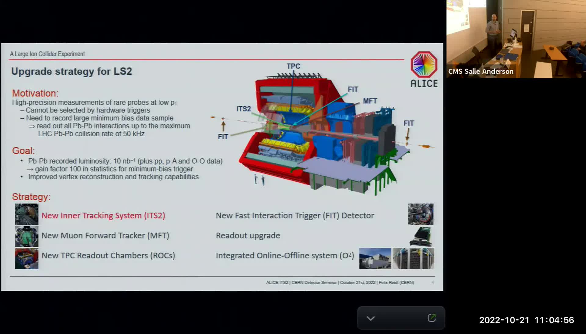 ALICE ITS2 - A Monolithic Active Pixel Sensor based Inner Tracking ...